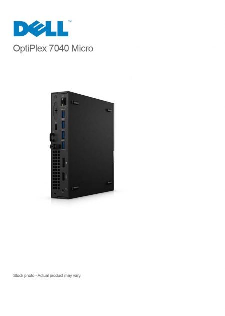 Dell OptiPlex 7040 Micro Core i7-6700T 2.80GHz, 16GB, 512GB M.2, WIN 10 Pro